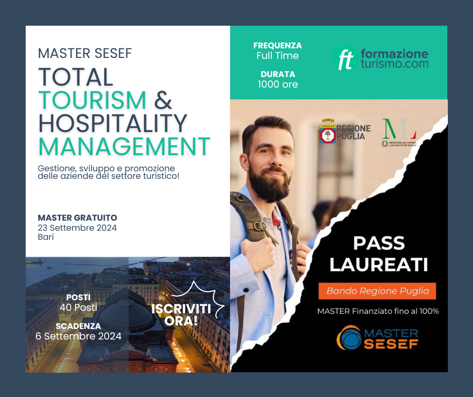 Master in Total Tourism & Hospitality Management - Master Turismo
